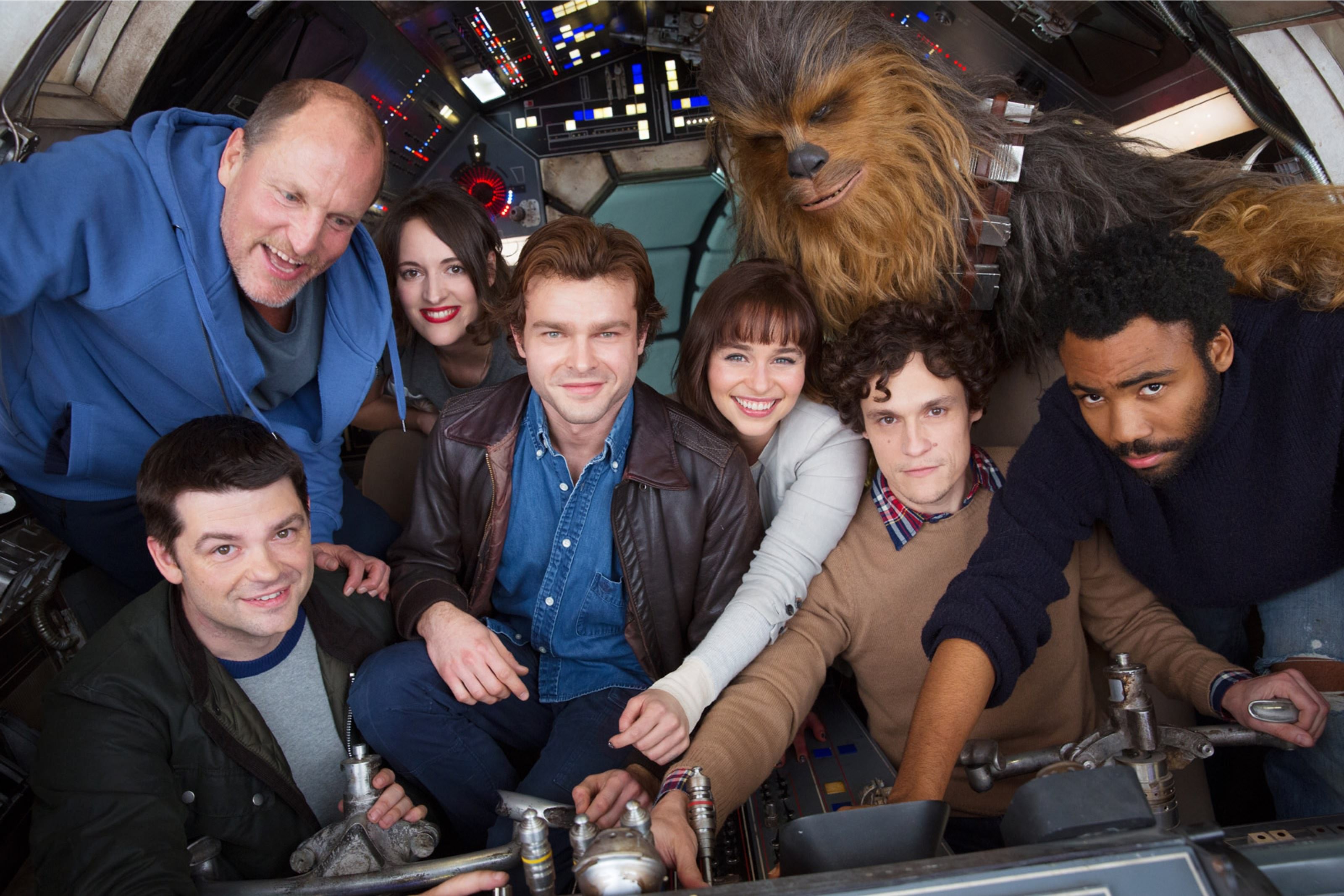 Disney Releases Han Solo Cast Photo - The Credits