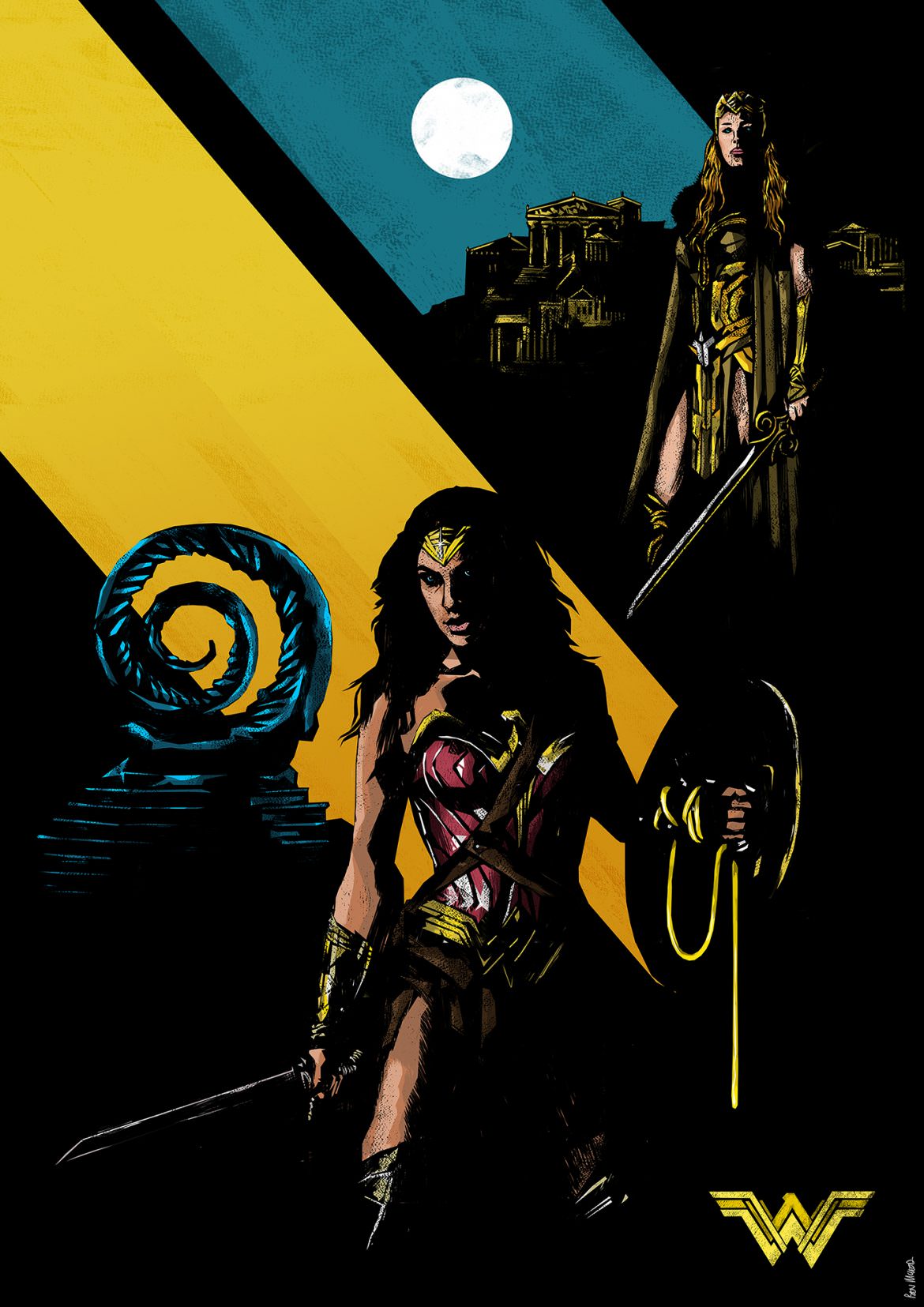Rejoice in Wonder Woman's Smashing Weekend With These Gorgeous Posters ...