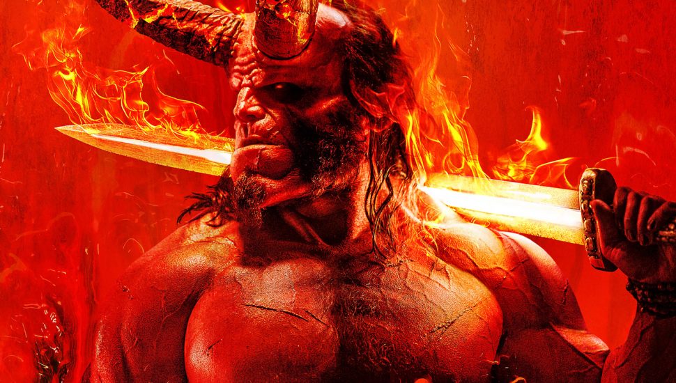 The First Hellboy Poster is Pure Fire - The Credits