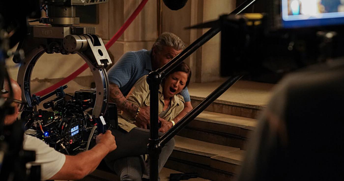 Stunt Coordinator Freddie Poole Trades Jabs with Sylvester Stallone in “Tulsa King” - The Credits