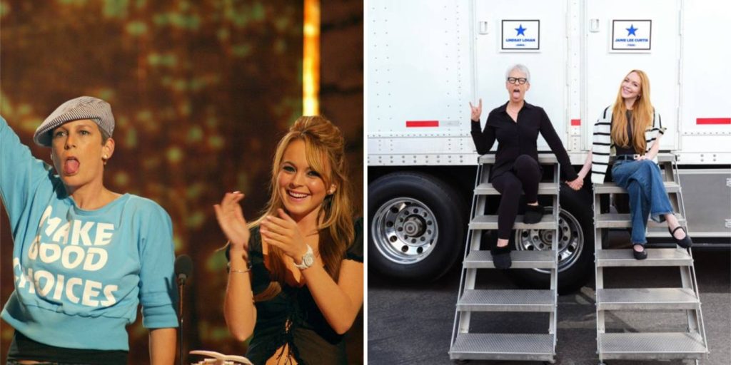 Lindsay Lohan and Jamie Lee Curtis Are Officially Reunited for "Freaky ...